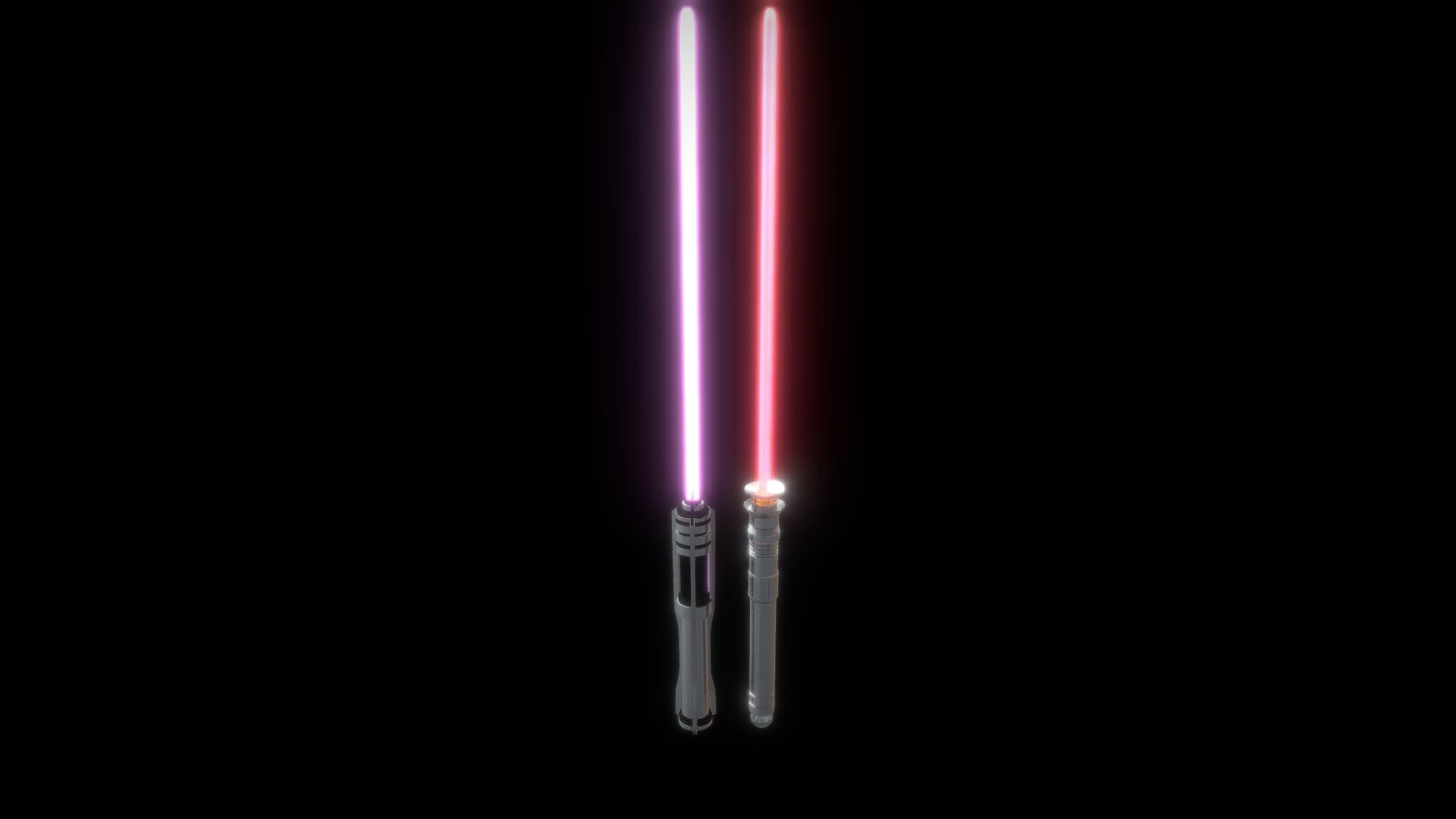 dual lightsabers - Download Free 3D model by Werner291 [7e3df46 ...