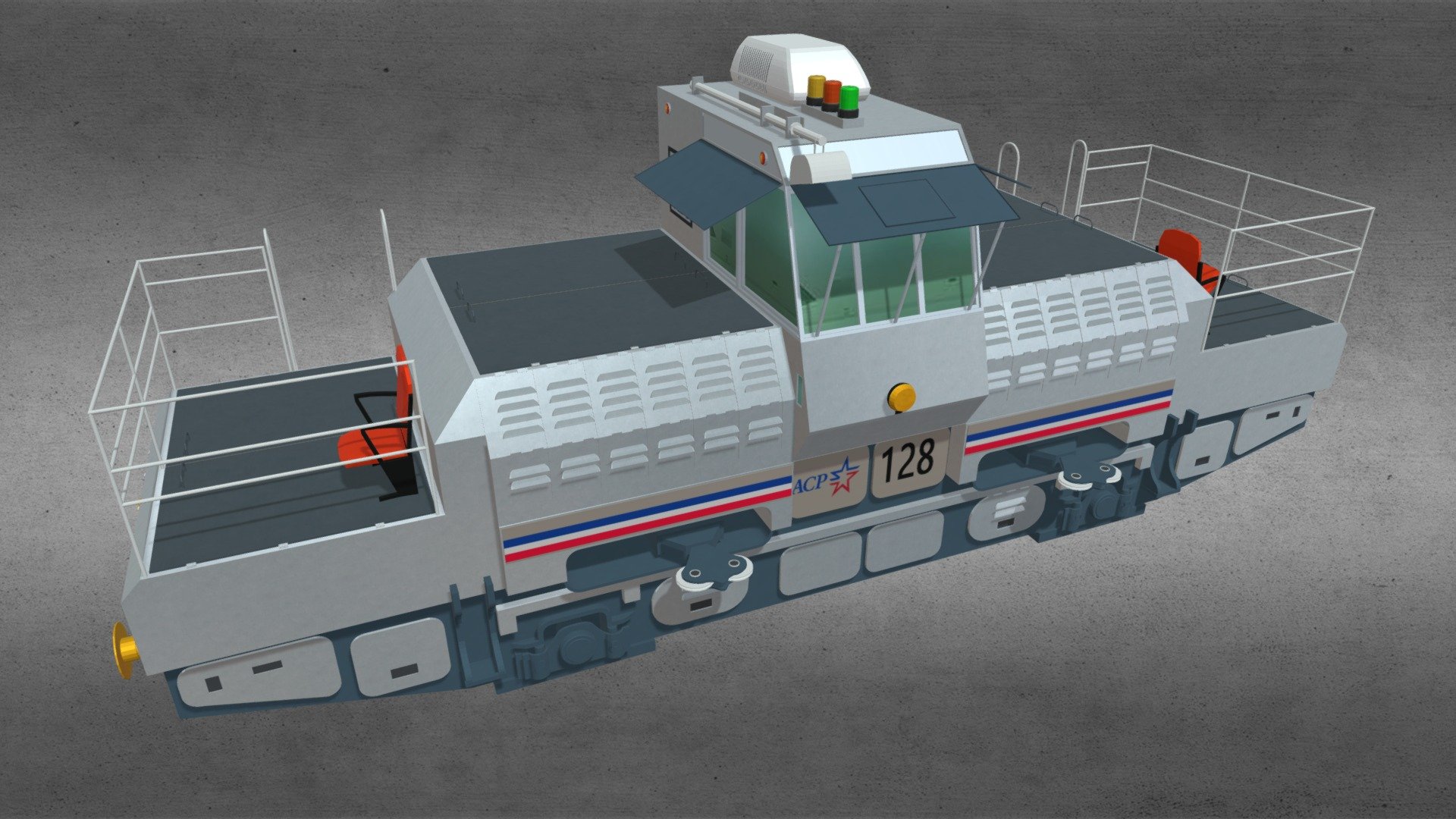 Electric Towing Locomotive 3d Panama Canal - 3D model by nuralam018 ...