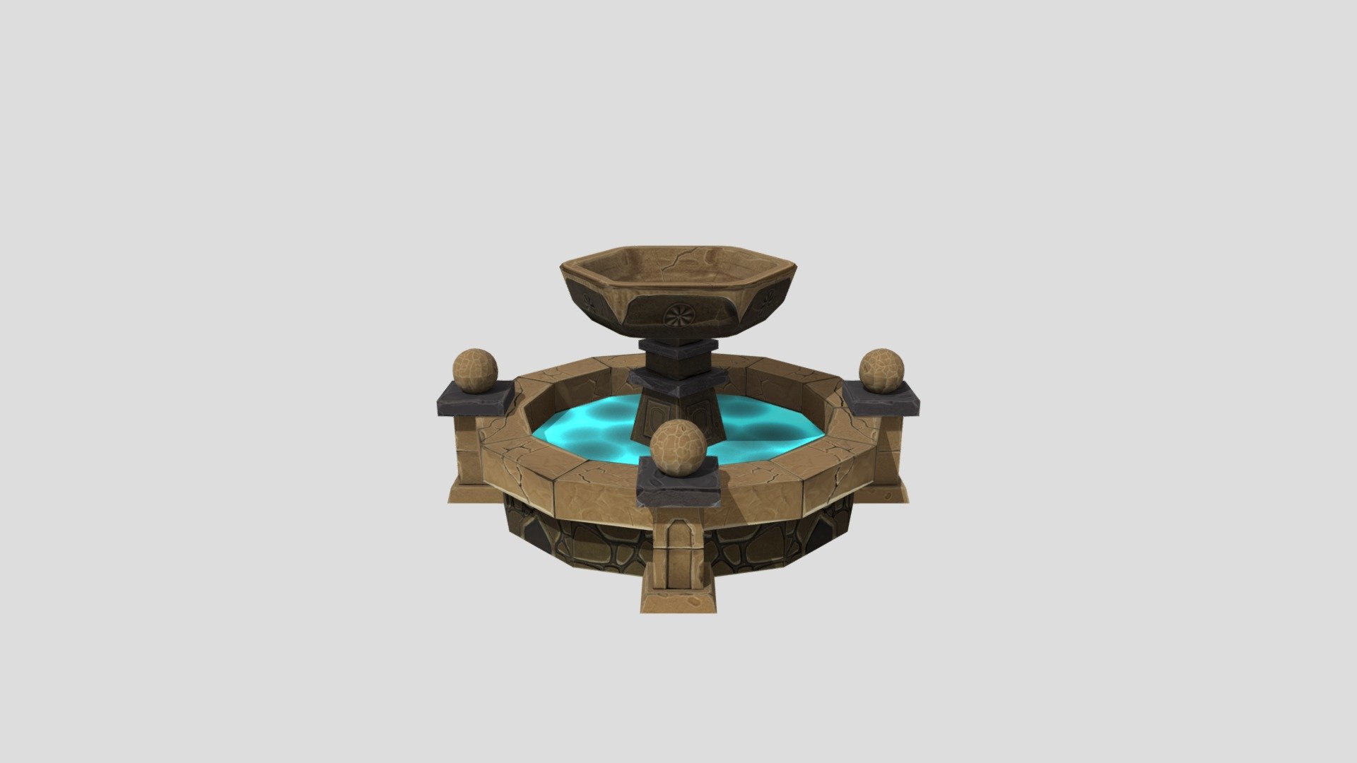 fountain - 3D model by SergiiKoshyk [7e3f2eb] - Sketchfab