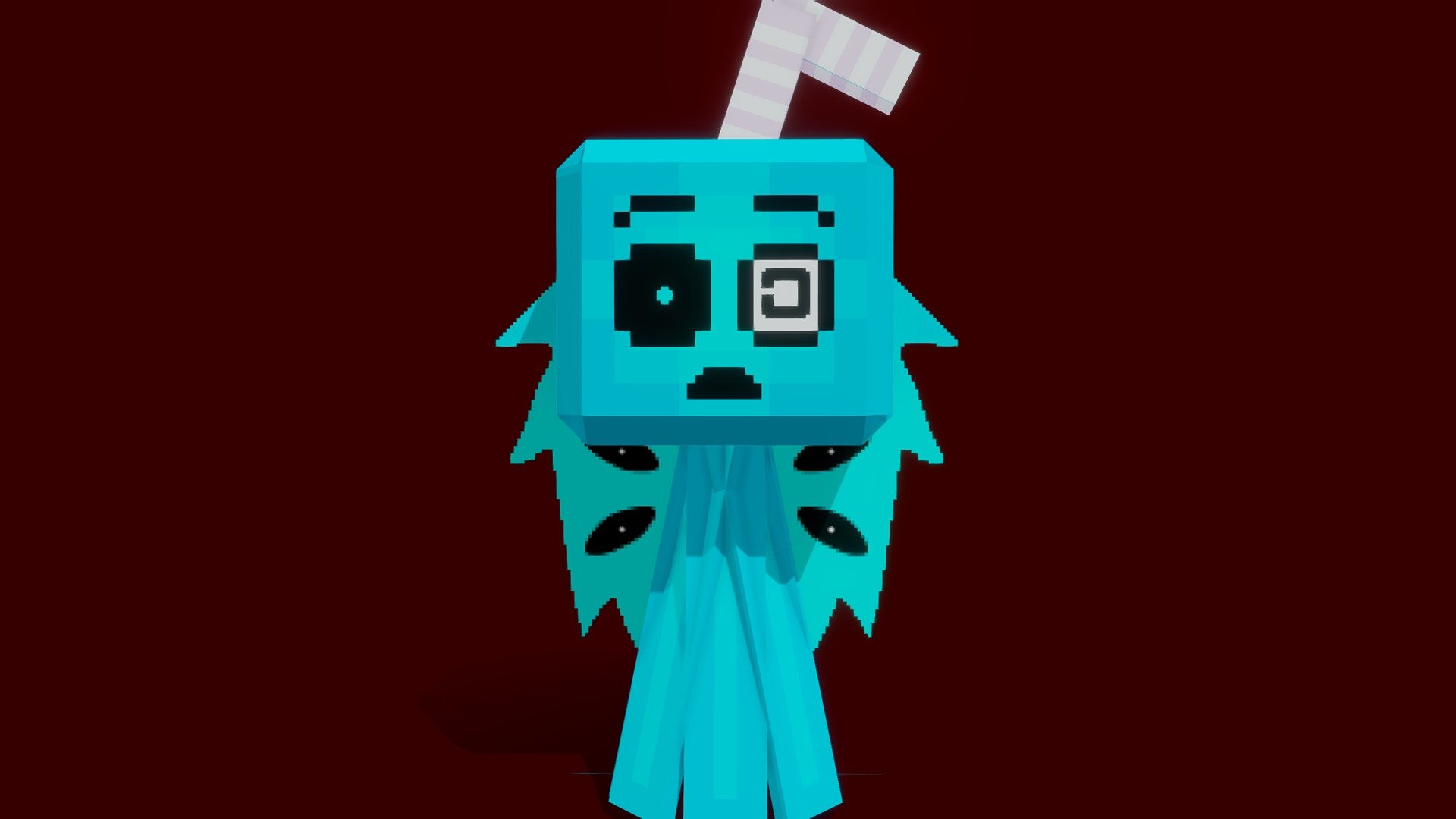 Minecraft Horror OC Sprunki Aqua - Download Free 3D model by LilyBlox ...
