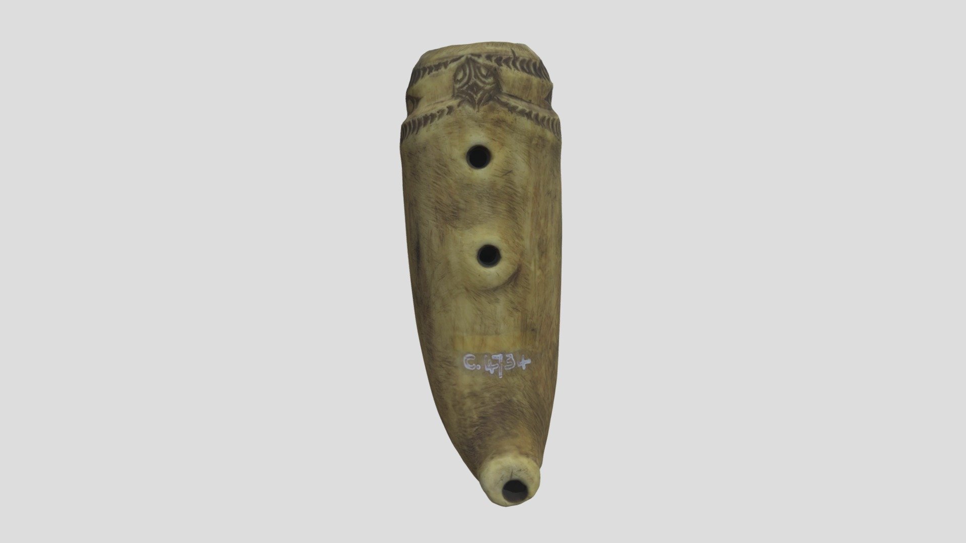 Maori-nguru-nose-flute - 3D model by sciPAD Online (@scipad) [7e400fd ...