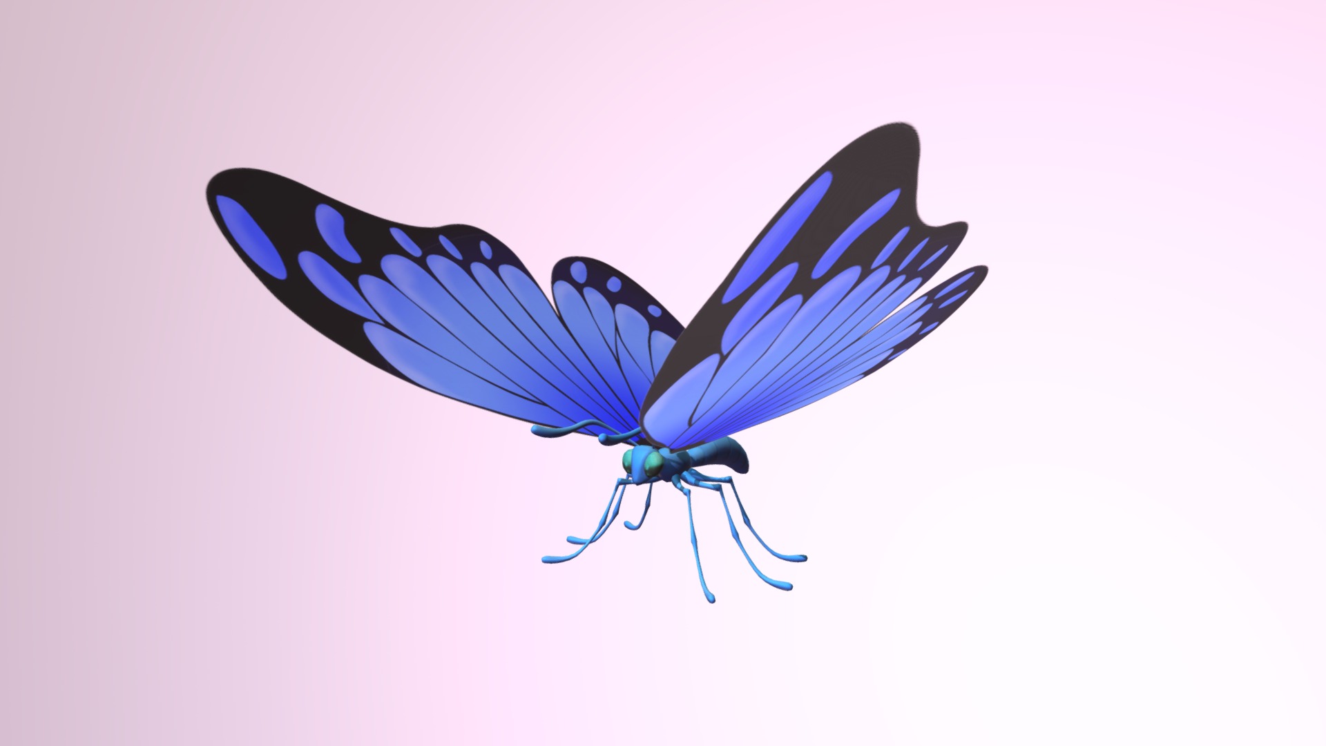 Butterfly - 3D model by polyanin [7e40111] - Sketchfab