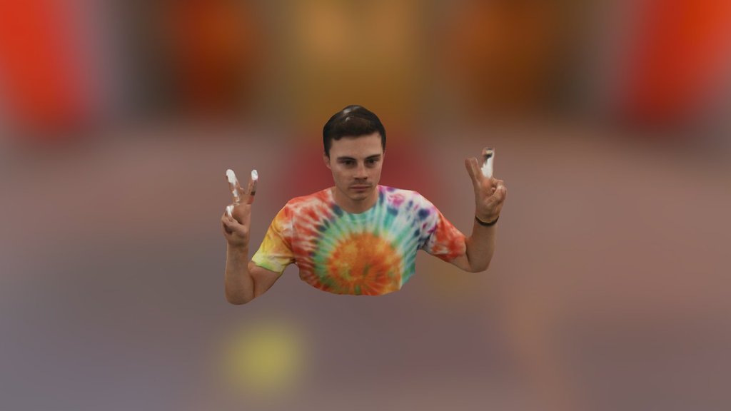 garrett peace sign - Download Free 3D model by BluEdge 3D (@justin ...
