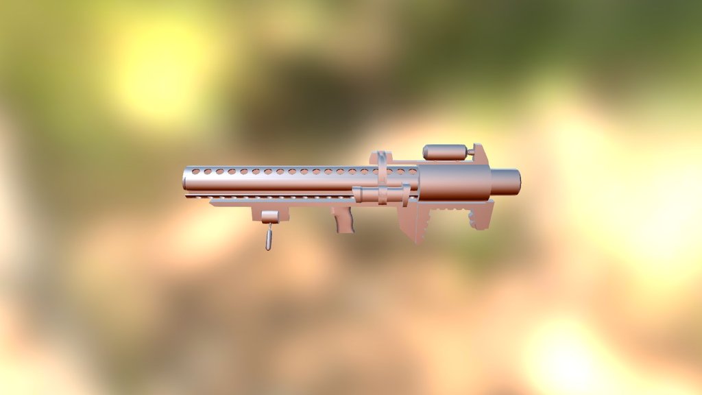 Particle Cannon - 3D model by Brian Damage (@brian_damage) [7e40c84 ...