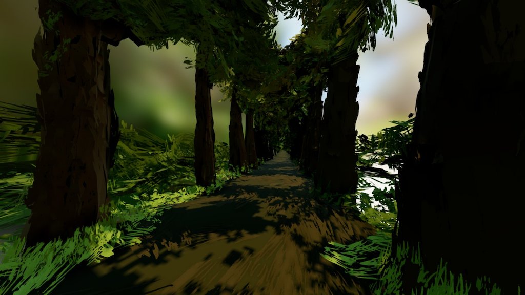 Forest Path [Tilt Brush] - 3D model by emmacassie [7e40e8e] - Sketchfab