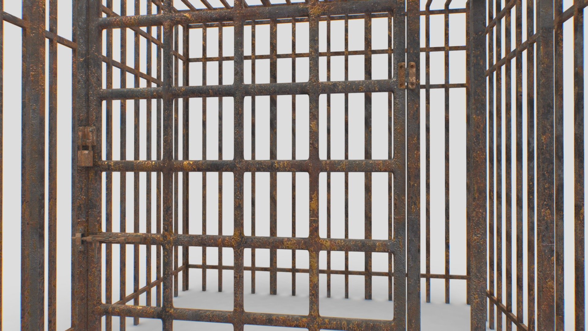 Rusty and old Jail Storage or Cell - Buy Royalty Free 3D model by 32cm ...