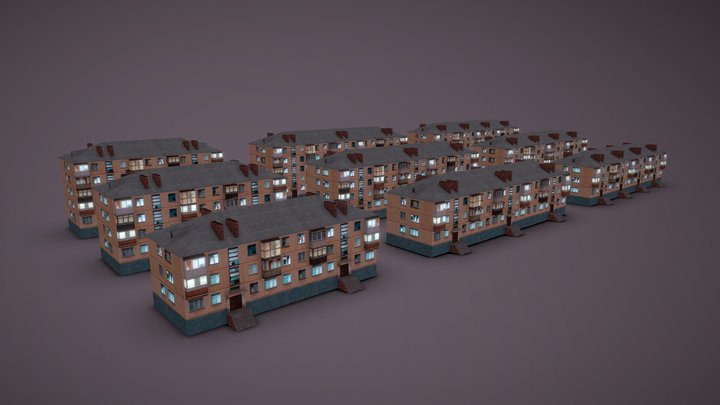 Khrushchyovka 3D models - Sketchfab