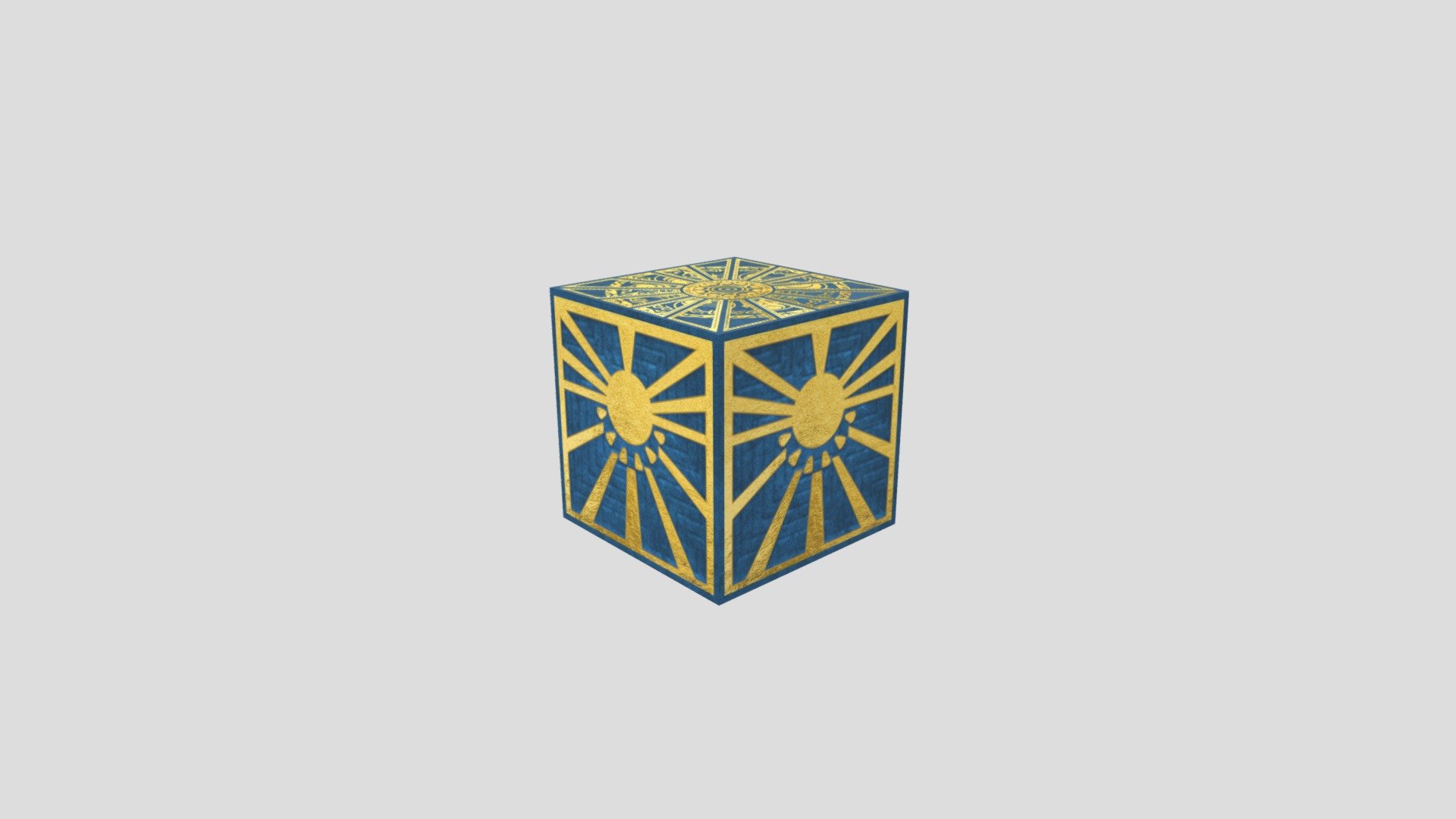 Strange Blue Cube - Download Free 3D model by Mydden [7e453a0] - Sketchfab