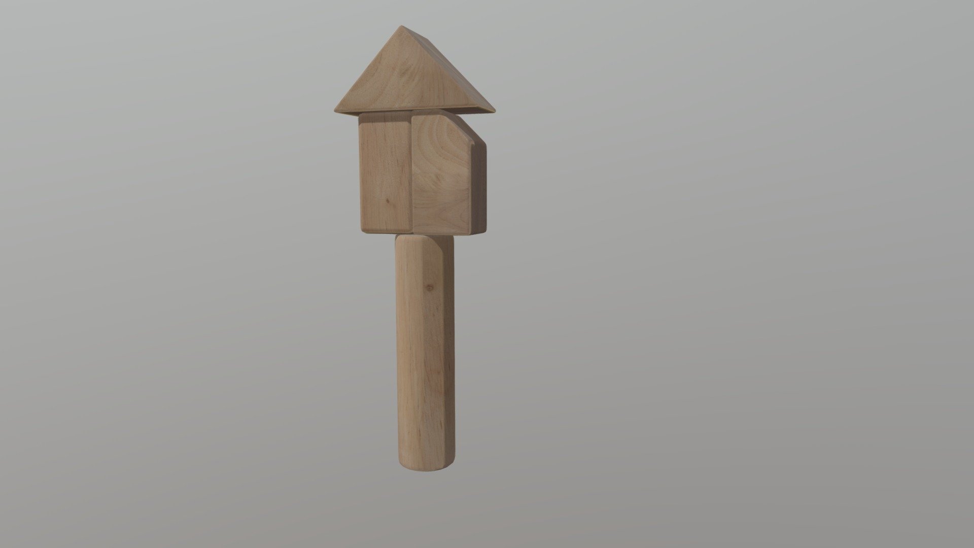 Wood Block - 3D model by aliciakzhang [7e473e0] - Sketchfab