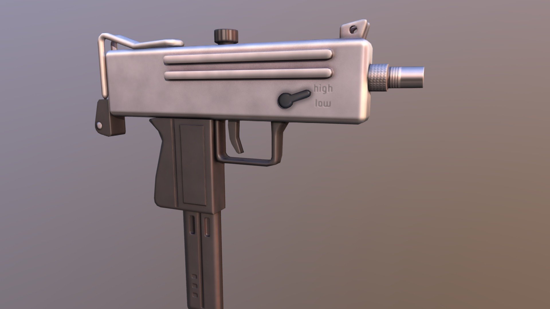 Mac-10 - Download Free 3D model by stylo0 [7e477c5] - Sketchfab