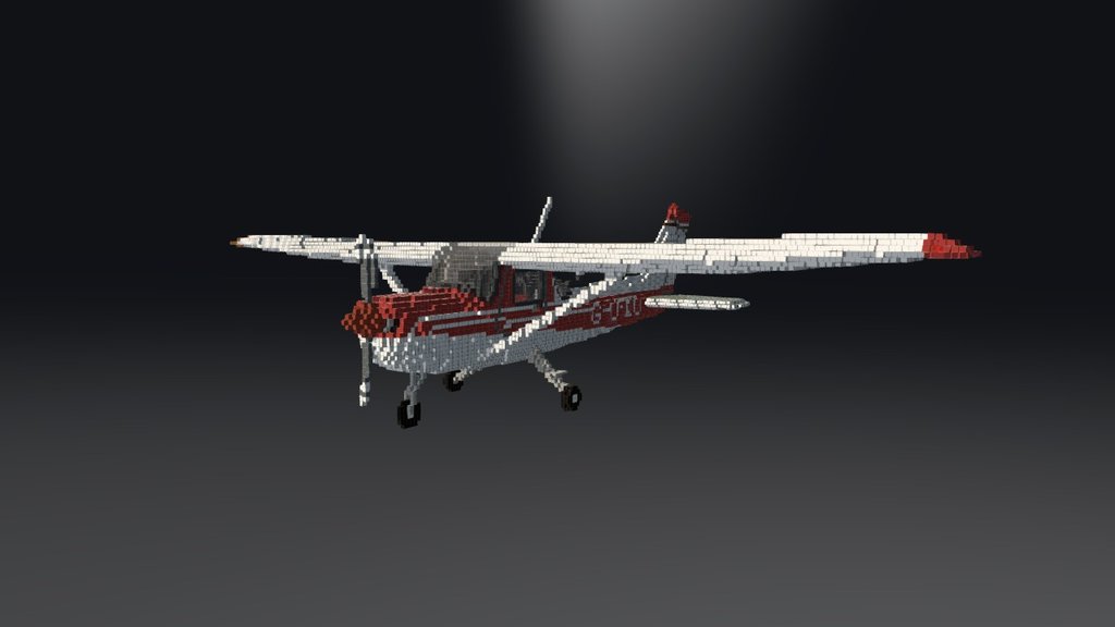 Cessna 152 - 3D model by Jonathan Black (@MouldyBurrito) [7e4a3b2 ...