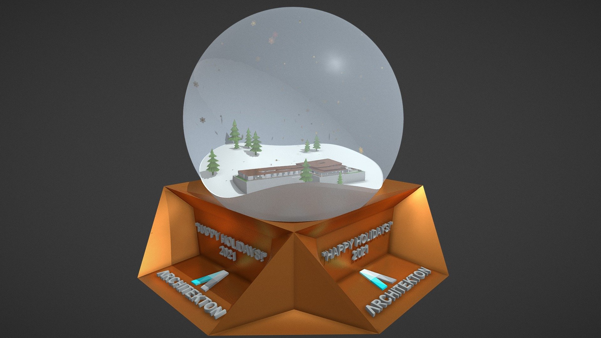 Happy Holidays - 3D model by Architekton [7e4a67f] - Sketchfab