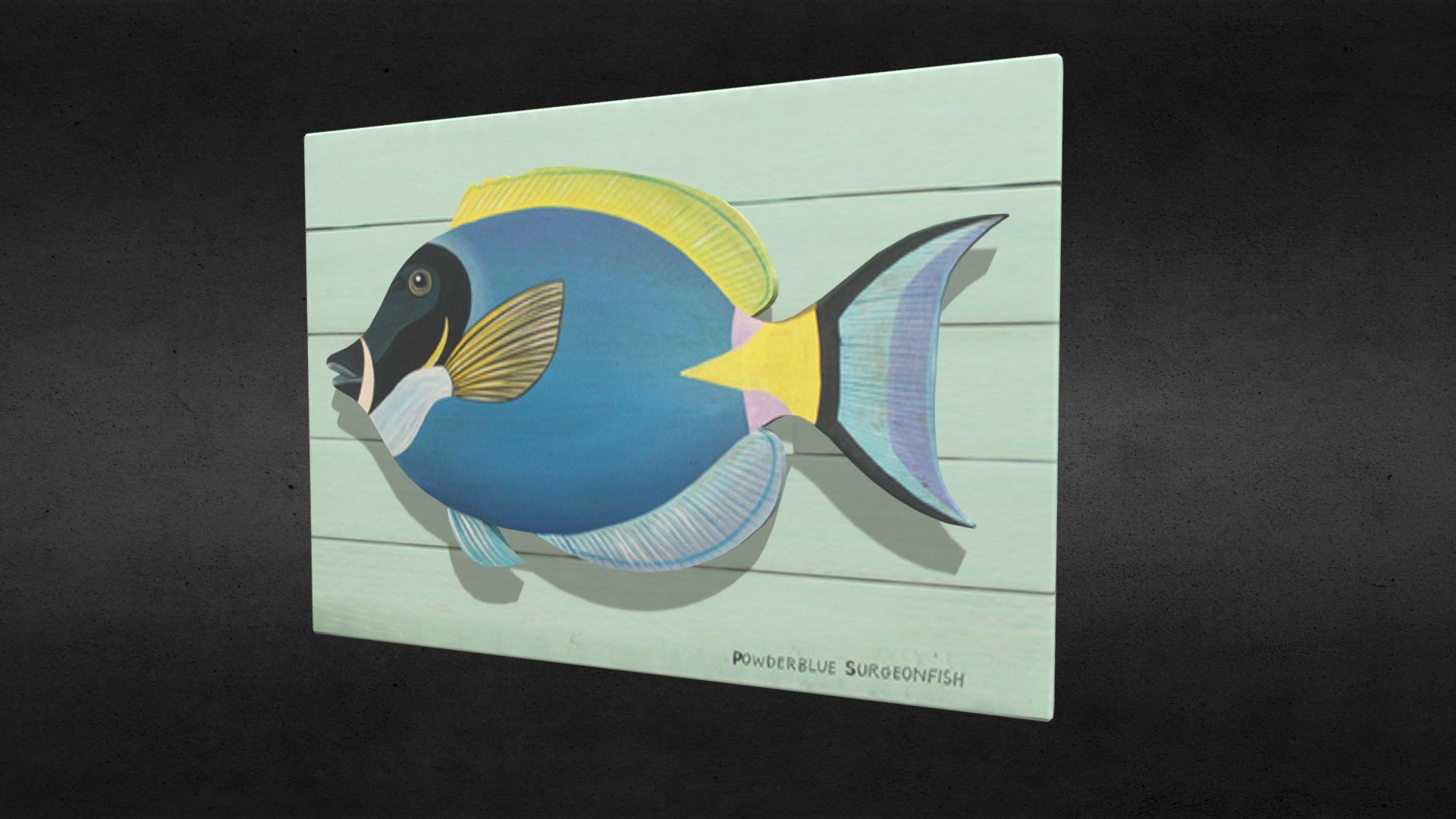 Fish Wall Decoration - Download Free 3D model by Lionnorton [7e4b5b1 ...