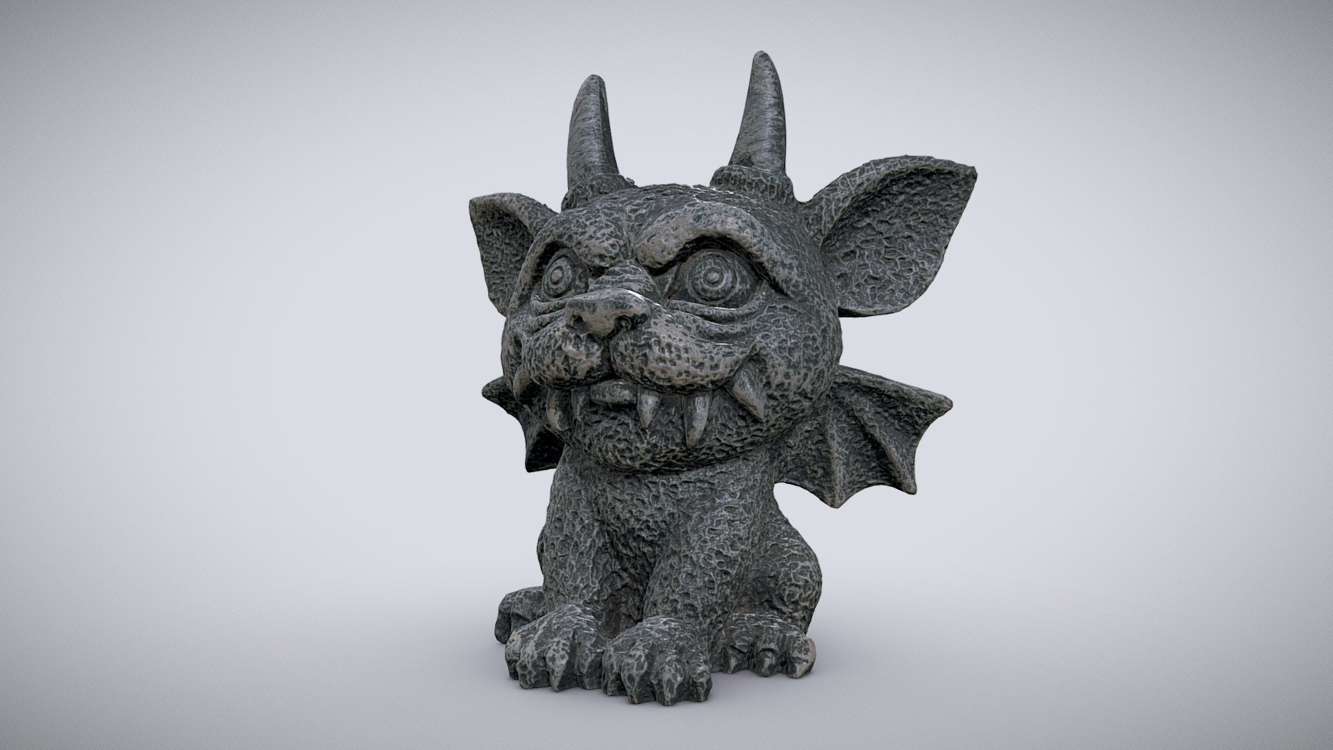 3D Scan | Miniature Gargoyle - 3D model by Bodo Schütze (@bodoschuetze ...