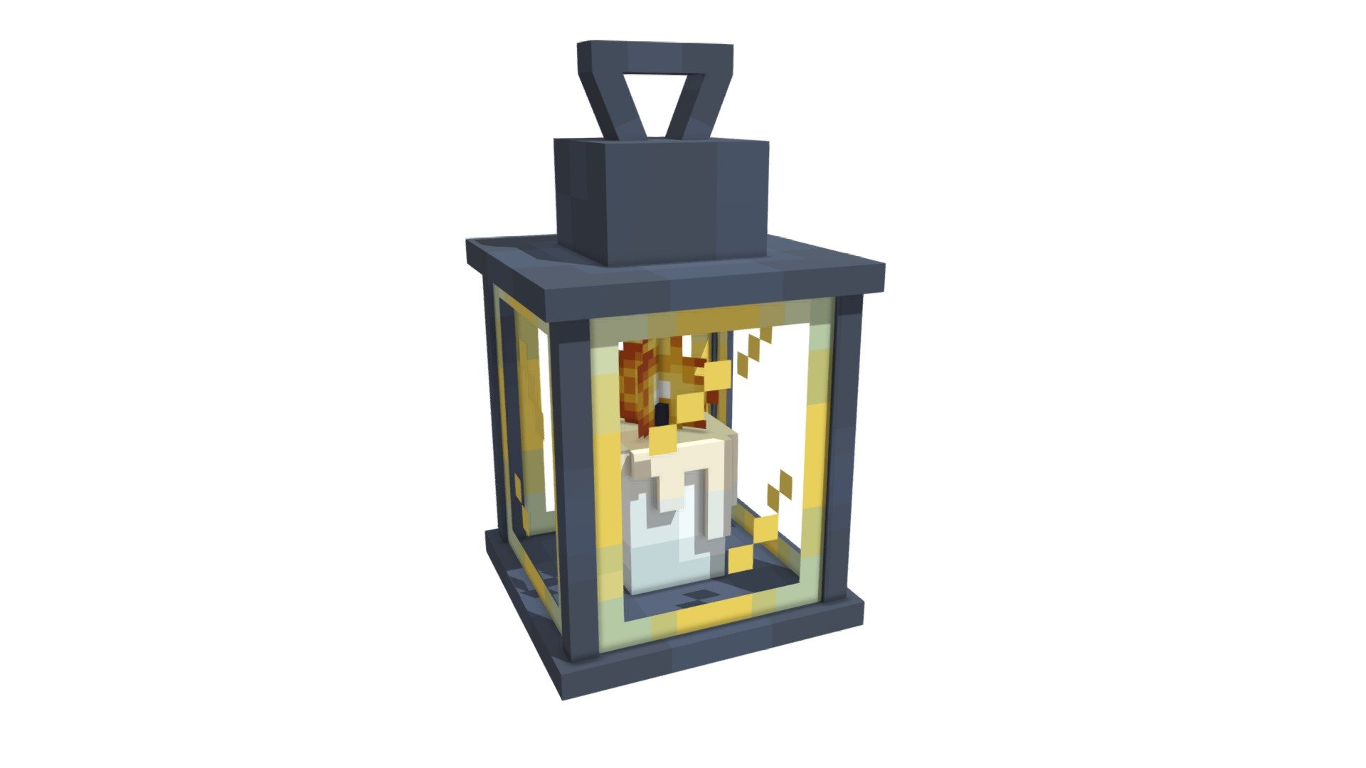 Minecraft Lantern - 3D model by Quengis [7e4ba20] - Sketchfab