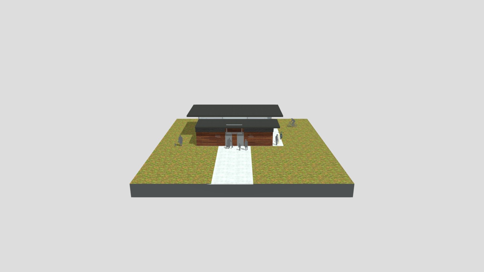 Traditional Flat Roof - 3D model by erinsteinkamp [7e4be21] - Sketchfab