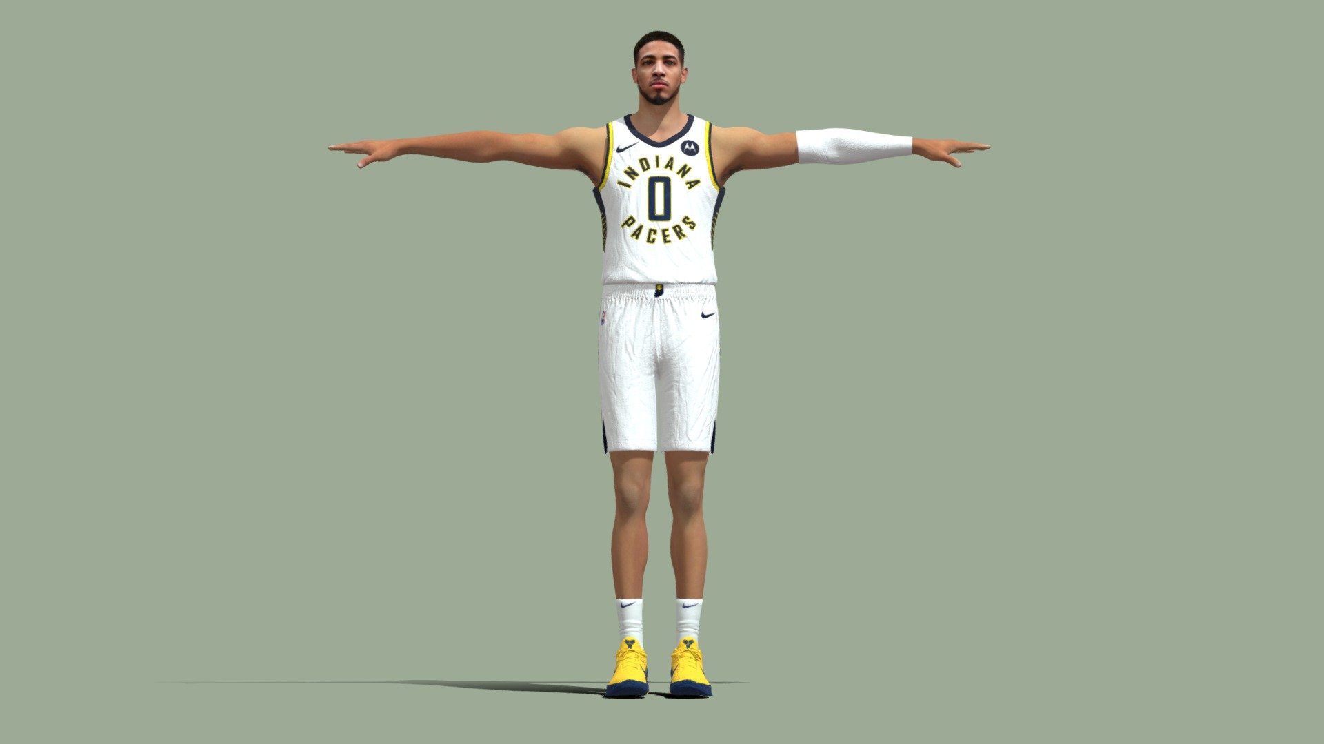 T-Pose rigged Tyrese Haliburton Indiana Pacers - 3D model by 3dpassion ...