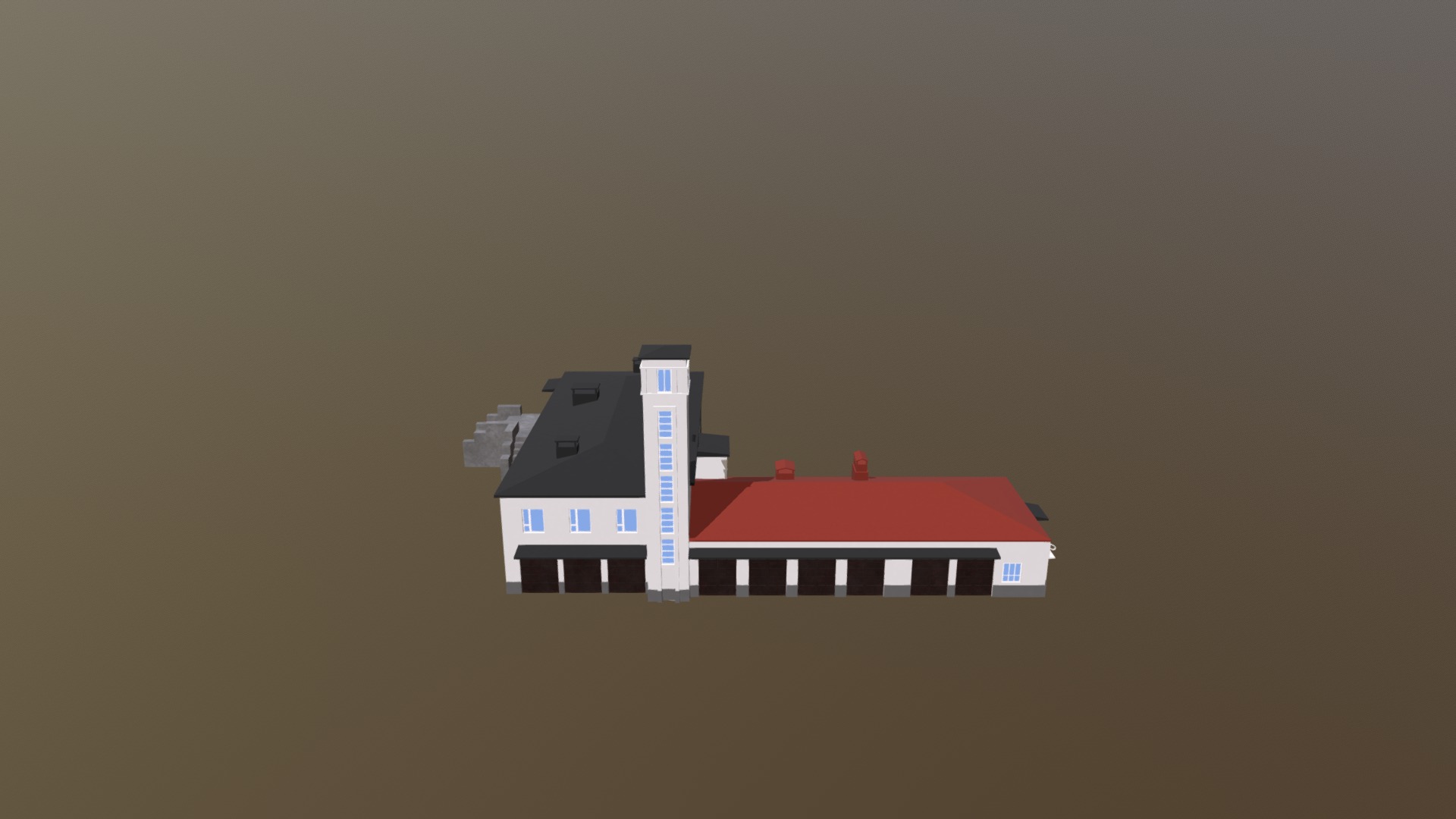 Old Fire Station - 3D model by Leevi Surakka (@leevi.surakka) [7e4cc3e ...