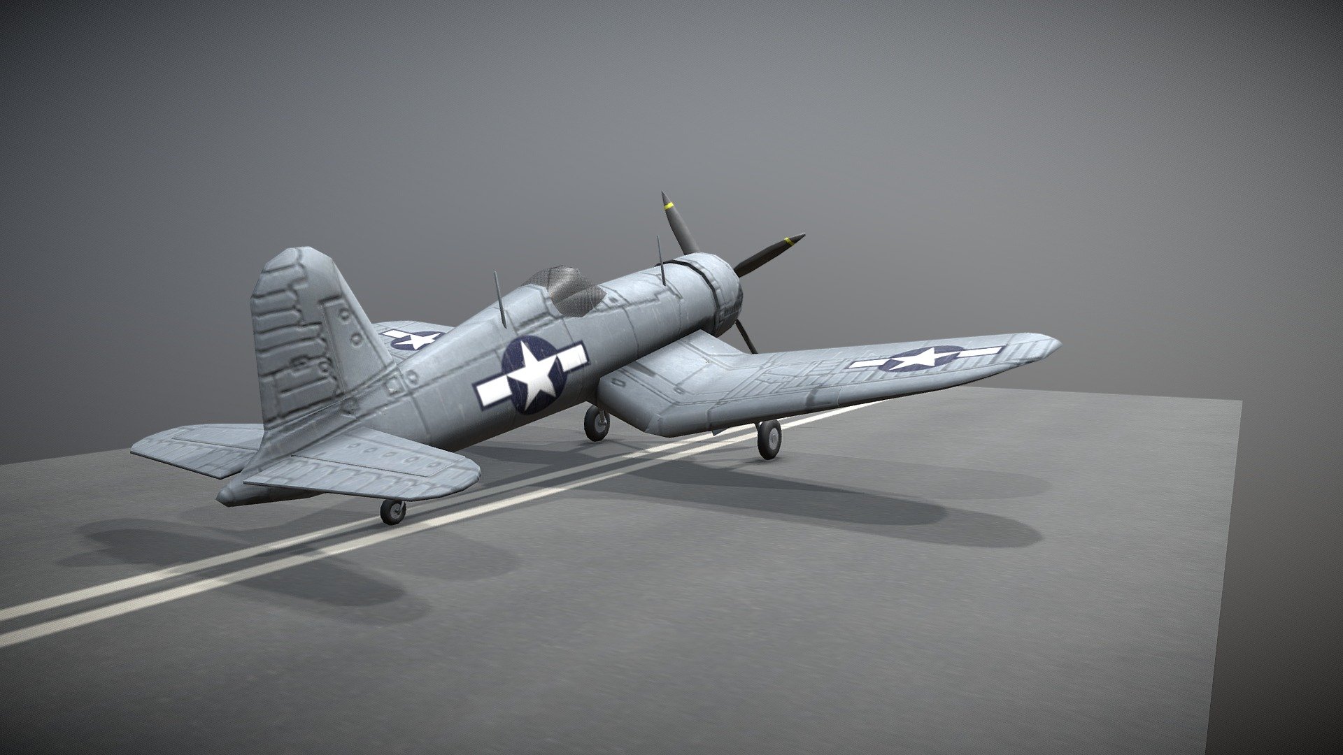 F4U-4 - Download Free 3D model by ThomasBeerens [7e4d8e4] - Sketchfab
