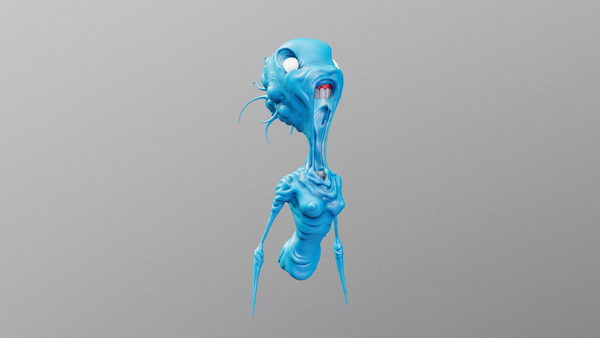 SculptJanuary18 Day 06: Stylized Monster - 3D model by Keith Morgan ...