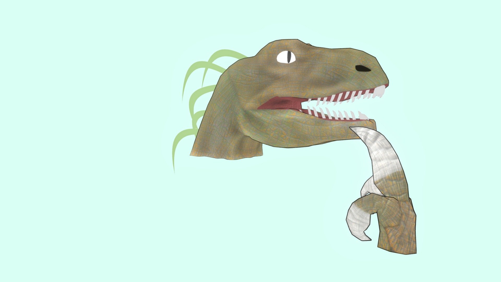Raptor Philosopher - 3D model by 兔IZ 歡樂台 Buniz FunRule Channel ...