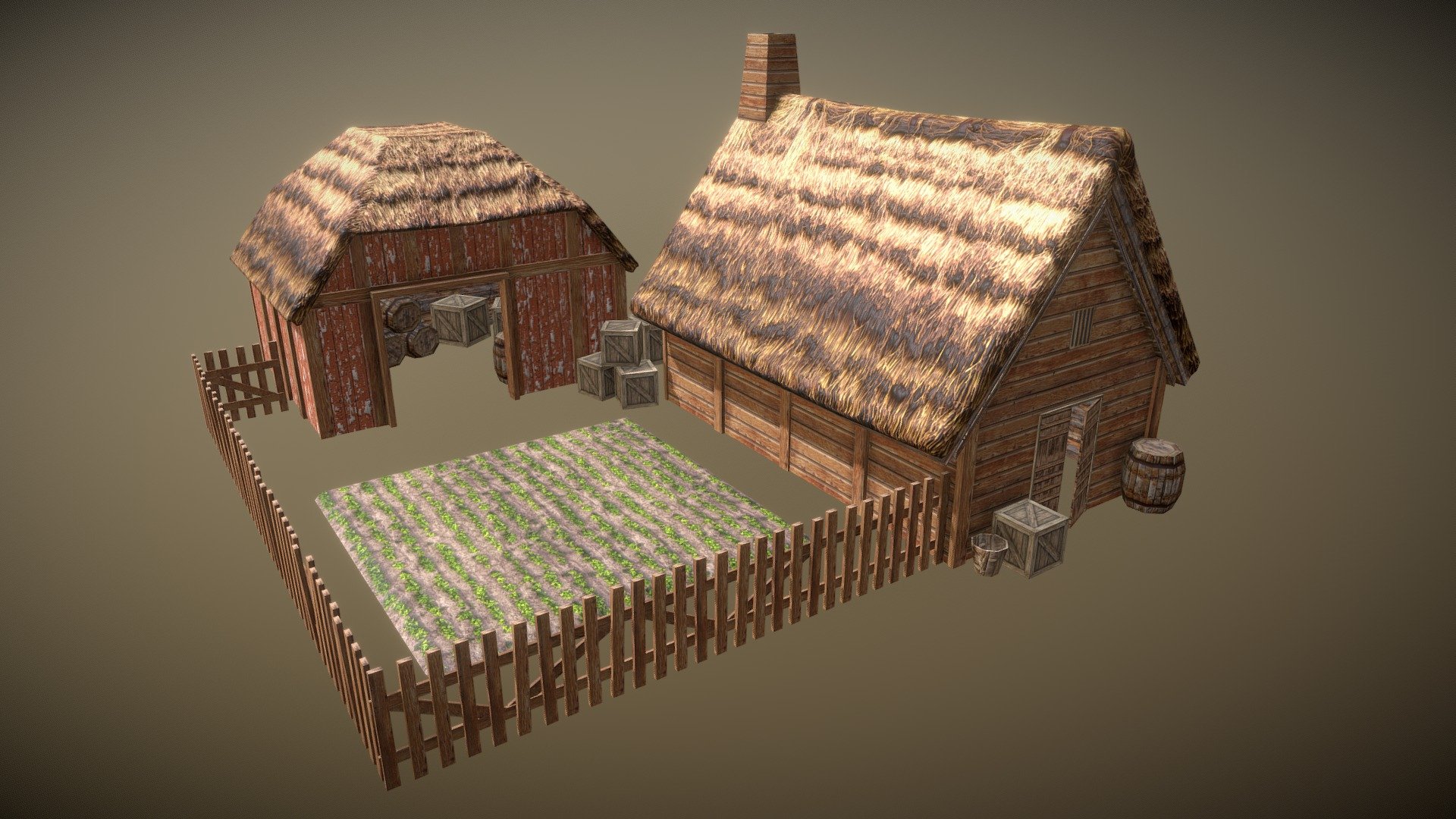 Farm LV2 - 3D model by Jonny Shields (@jonnyshields) [7e500c4] - Sketchfab