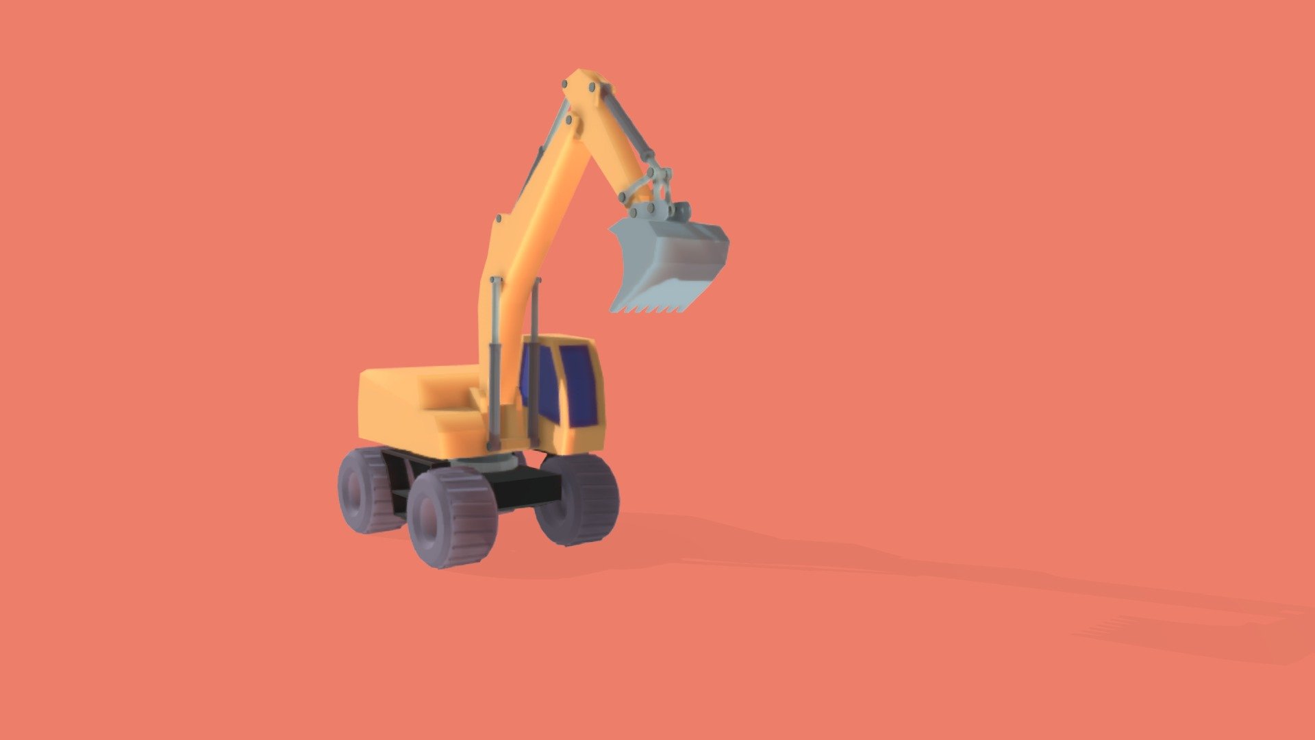 Excavator Animation - Download Free 3D model by SanderH [7e510a5 ...