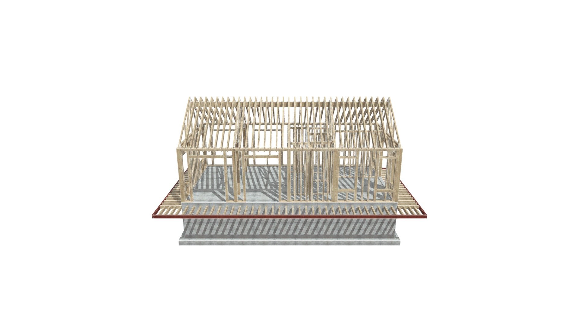 Cabin House 2.0 - Structural 3D - 3D model by Animo Regis ...