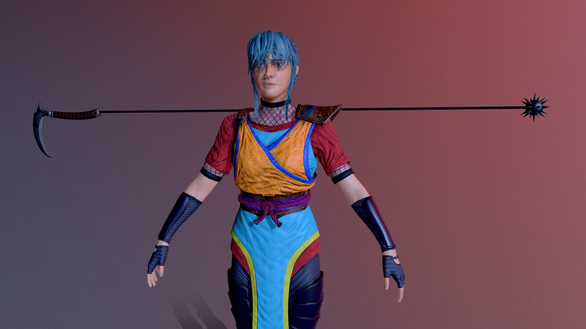 Kunoichi Shinobi - Buy Royalty Free 3D model by SkinRender [7e52573 ...