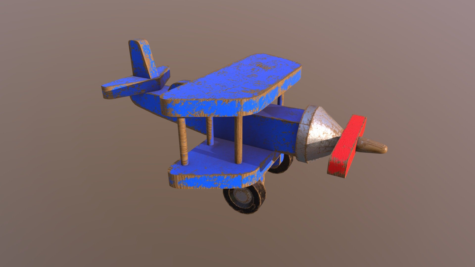 TOY PLANE 3D modeling - 3D model by emma d (@emzyLOL) [7e52ccf] - Sketchfab