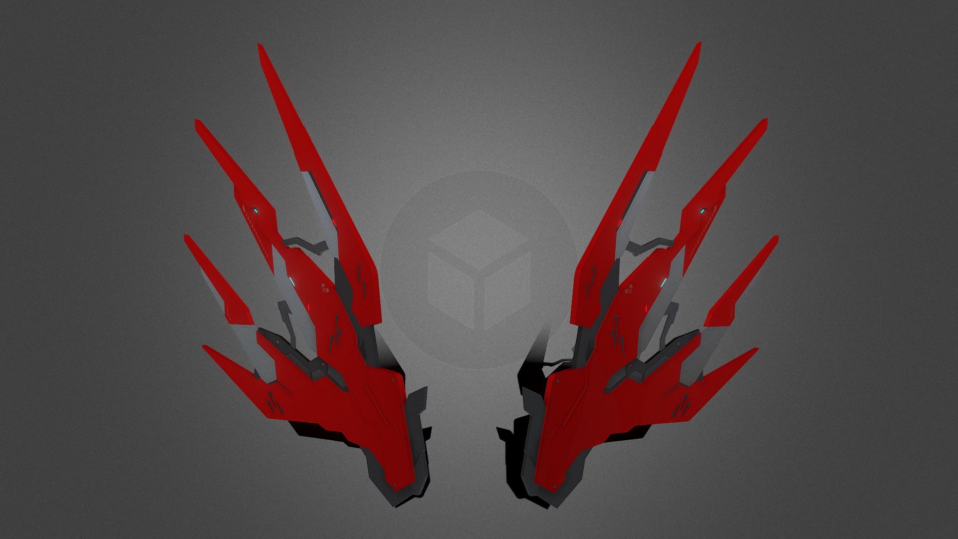 Mechanical Wings 2 - Download Free 3D model by Verneri Peltola ...