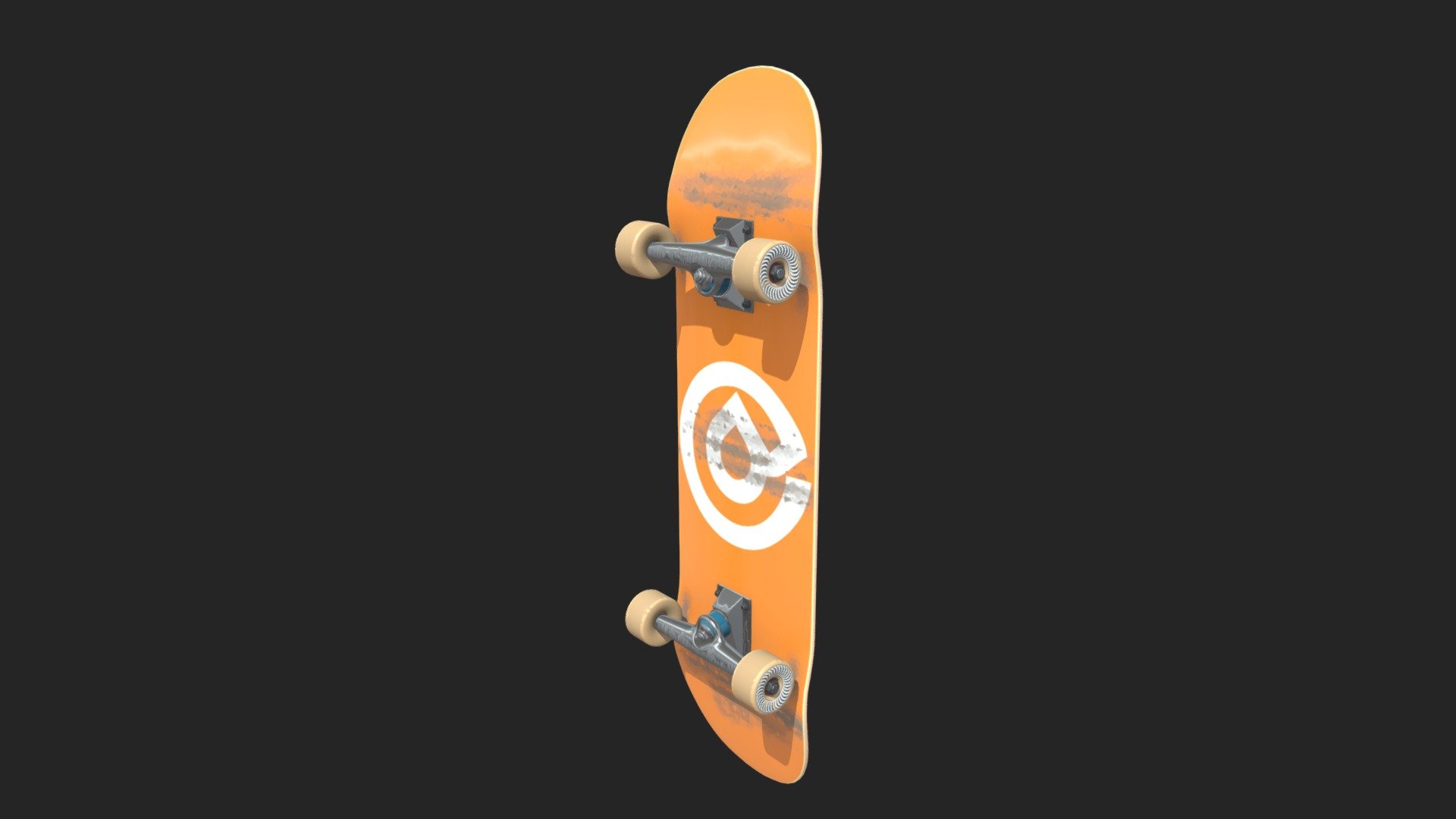 Skateboard Game Ready - Buy Royalty Free 3D model by Stewart MacLean ...