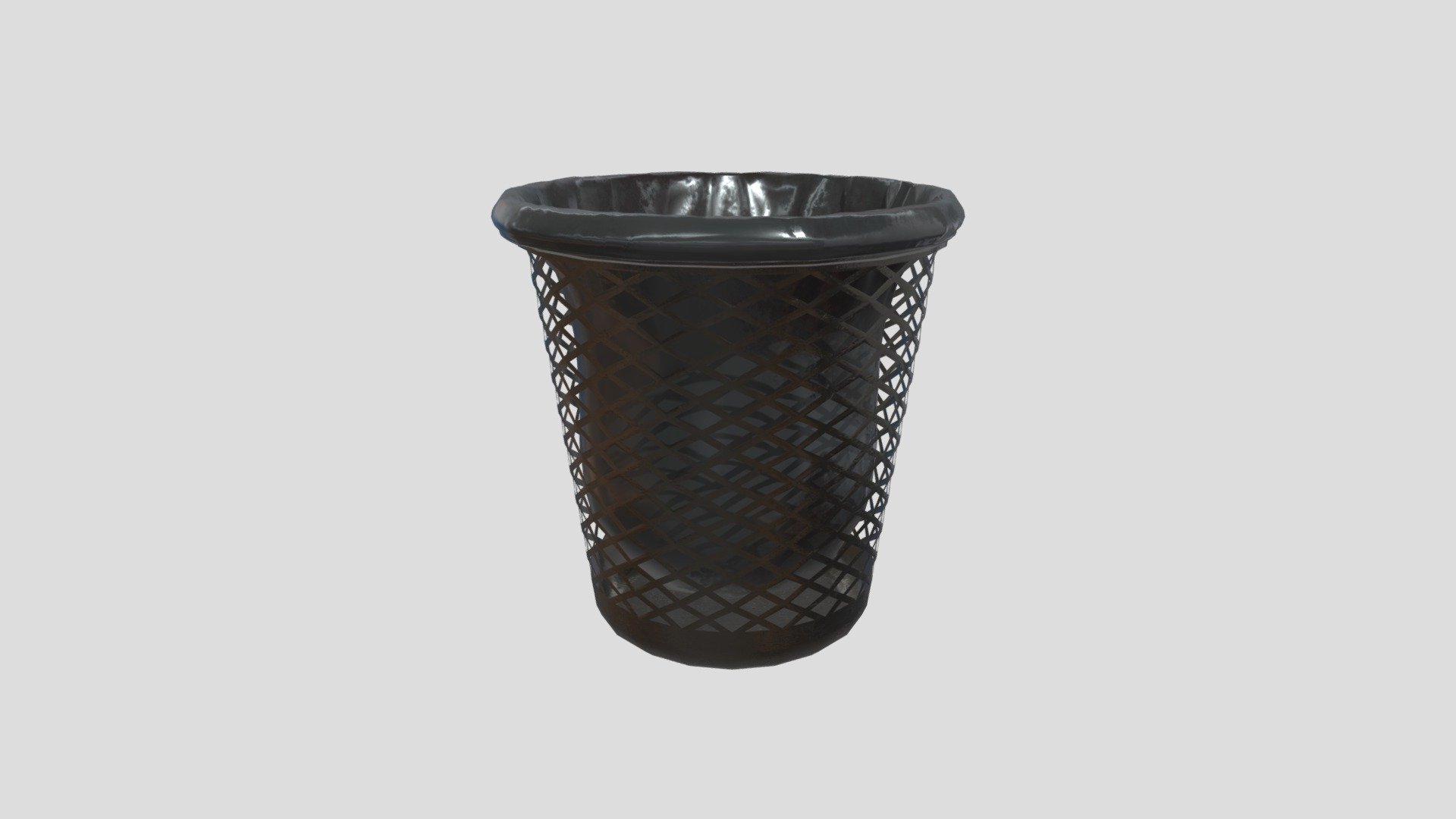Trash can with coffee cup inside - Download Free 3D model by James ...