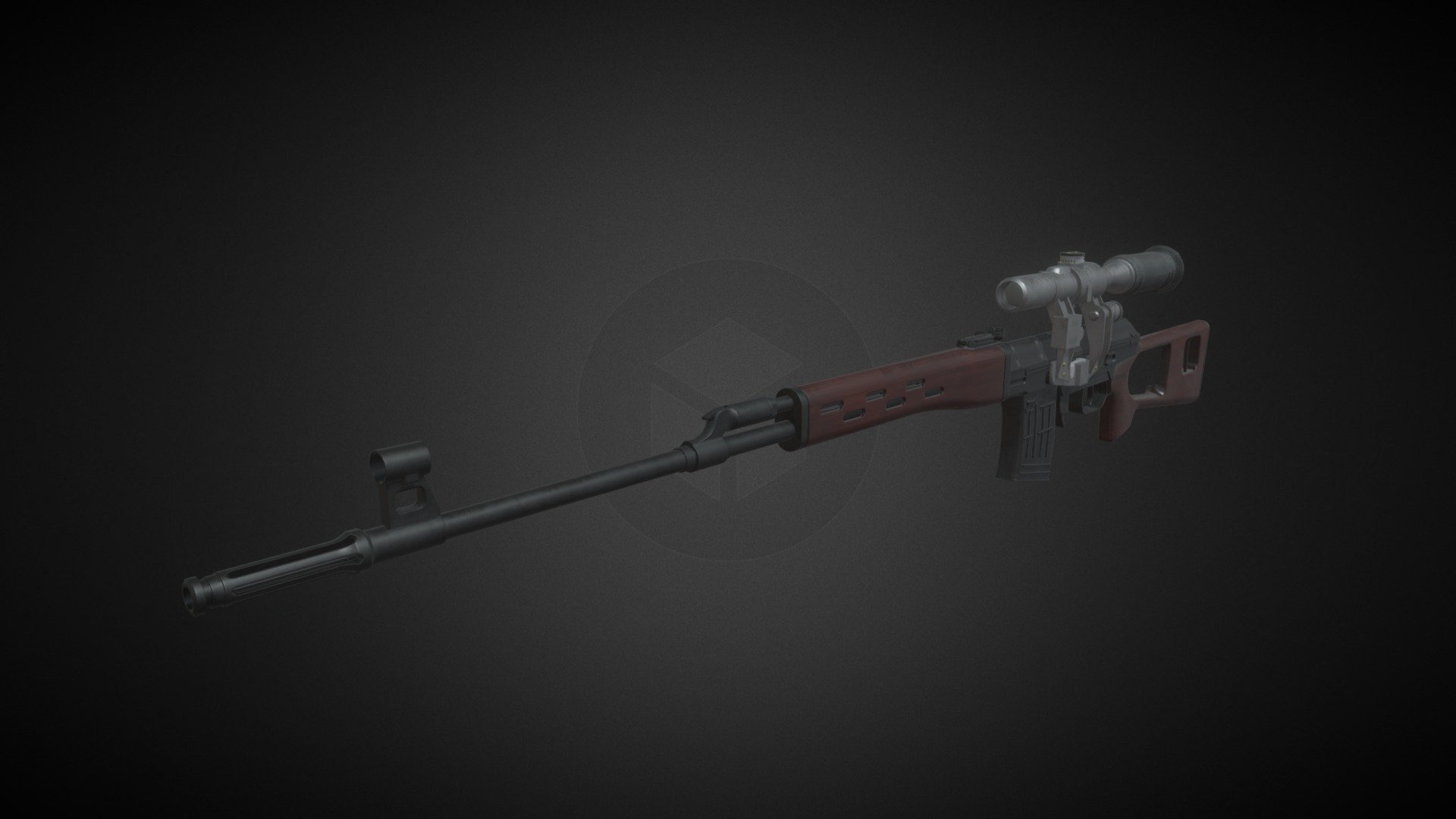 SVD "Dragunov" - Download Free 3D model by Sergei3D [7e5c38e] - Sketchfab