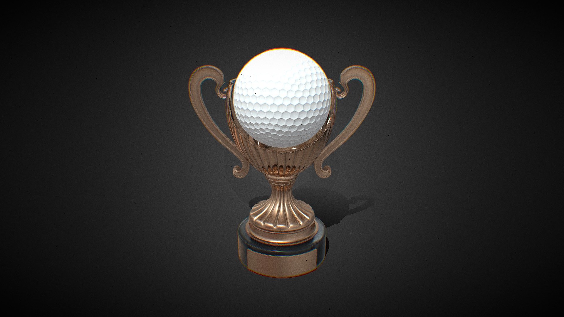 Golf Trophy - 3D model by artistb0000 [7e5ca1c] - Sketchfab