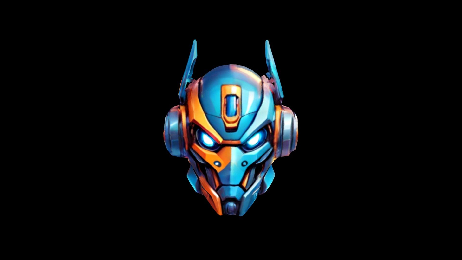 The image features a close-up of a robots head w - Download Free 3D ...