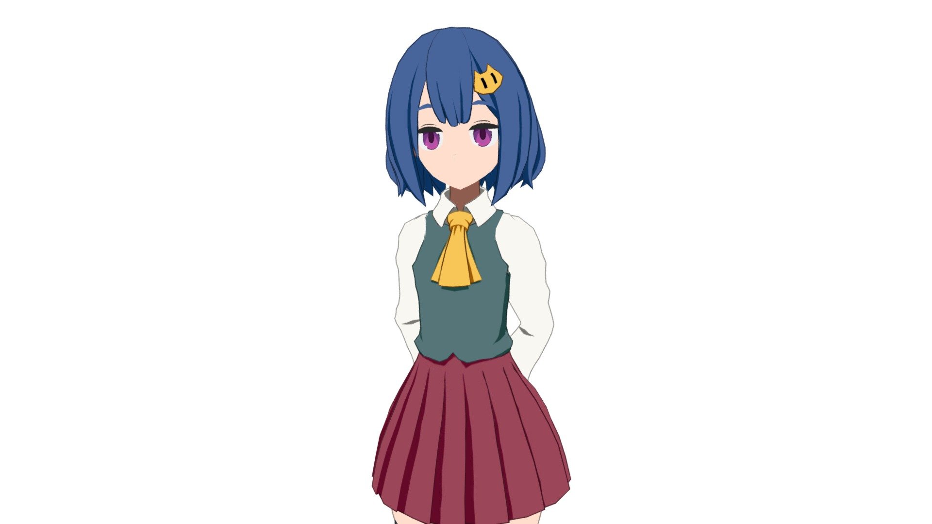 Rigged anime style girl - Buy Royalty Free 3D model by Will Lee ...