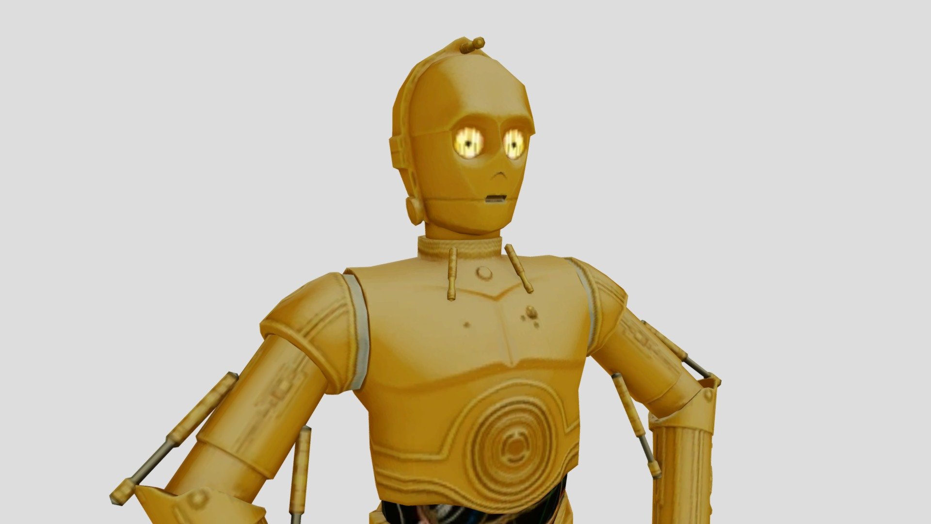 C-3PO - Download Free 3D model by ThisIsntAPerson [7e5eb8e] - Sketchfab