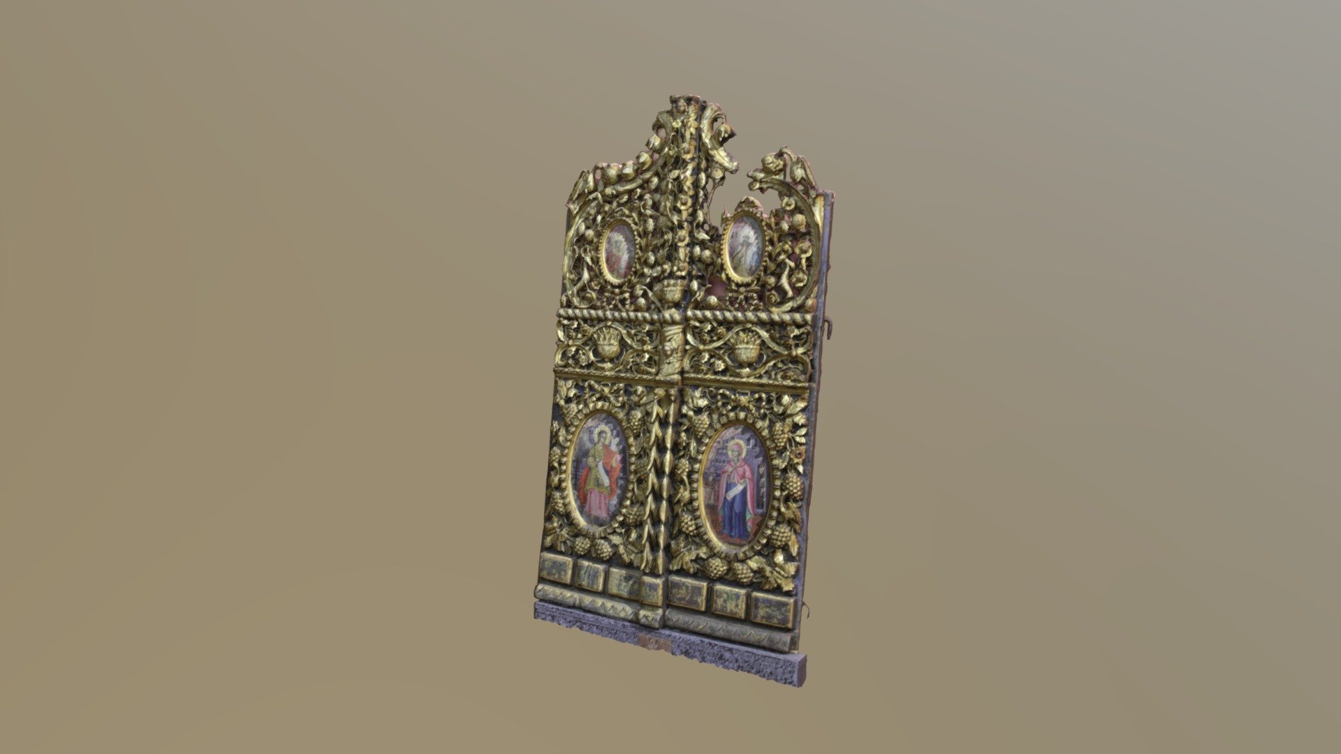 Porta (Muzeu Kombetar) - 3D model by Mediamix [7e5ee7d] - Sketchfab