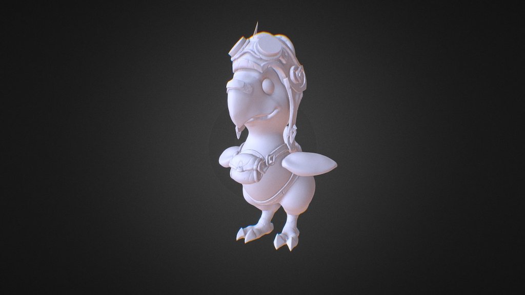 little chocobo - 3D model by lensukem [7e5f030] - Sketchfab