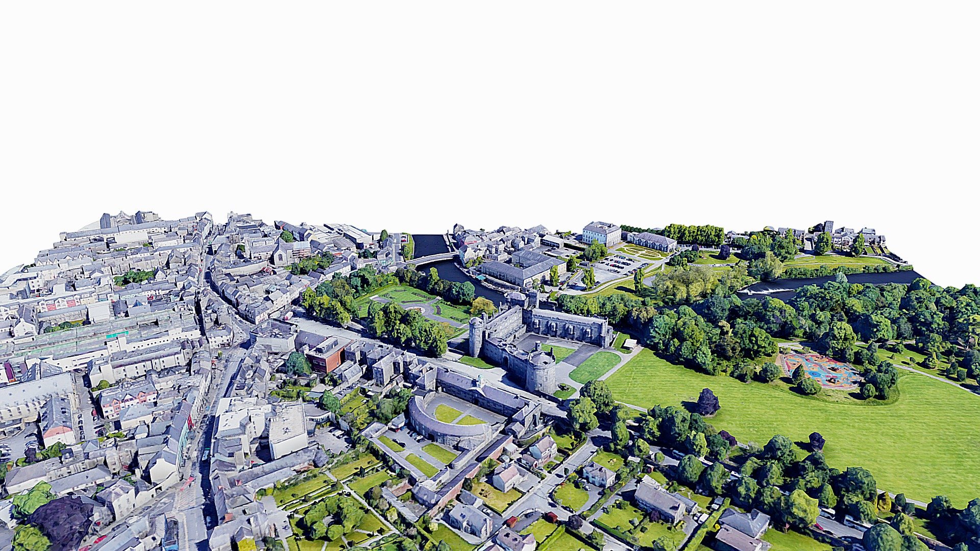 Kilkenny Castle,scan,map,landscape - 3D model by SENSIET (@asensio ...