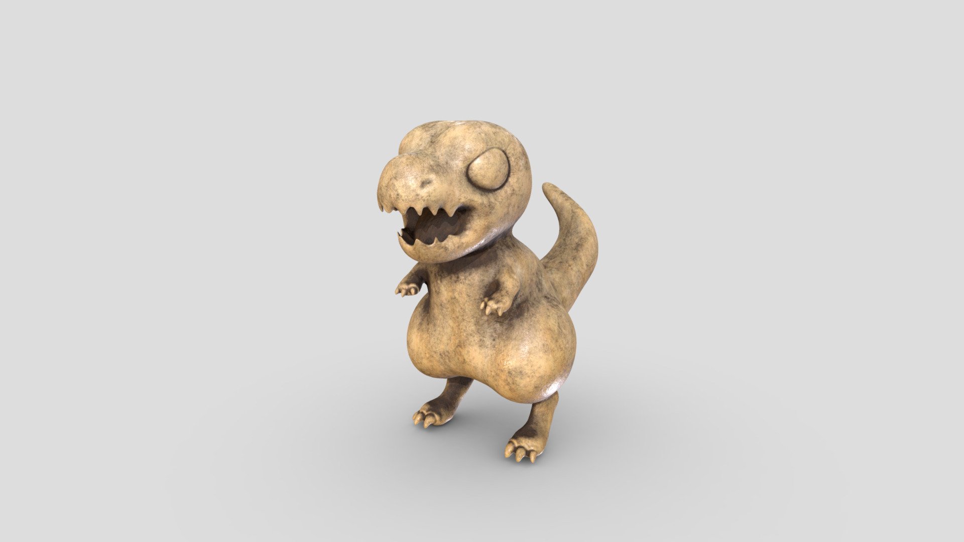 Dino Teapet - Ancient Bone - 3D model by PaintAuCho [7e60fcc] - Sketchfab