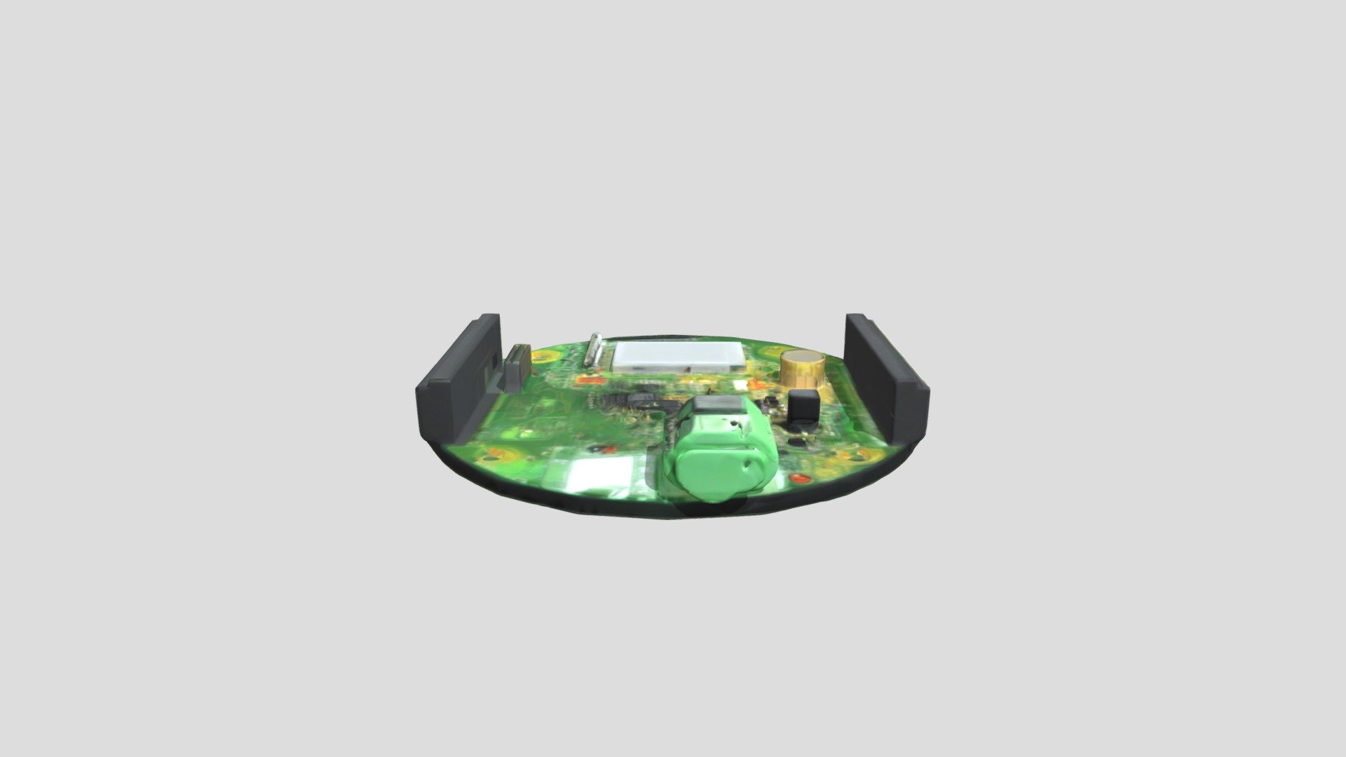 Circular Circuit Board Design - 3D model by Kexel [7e61ab6] - Sketchfab