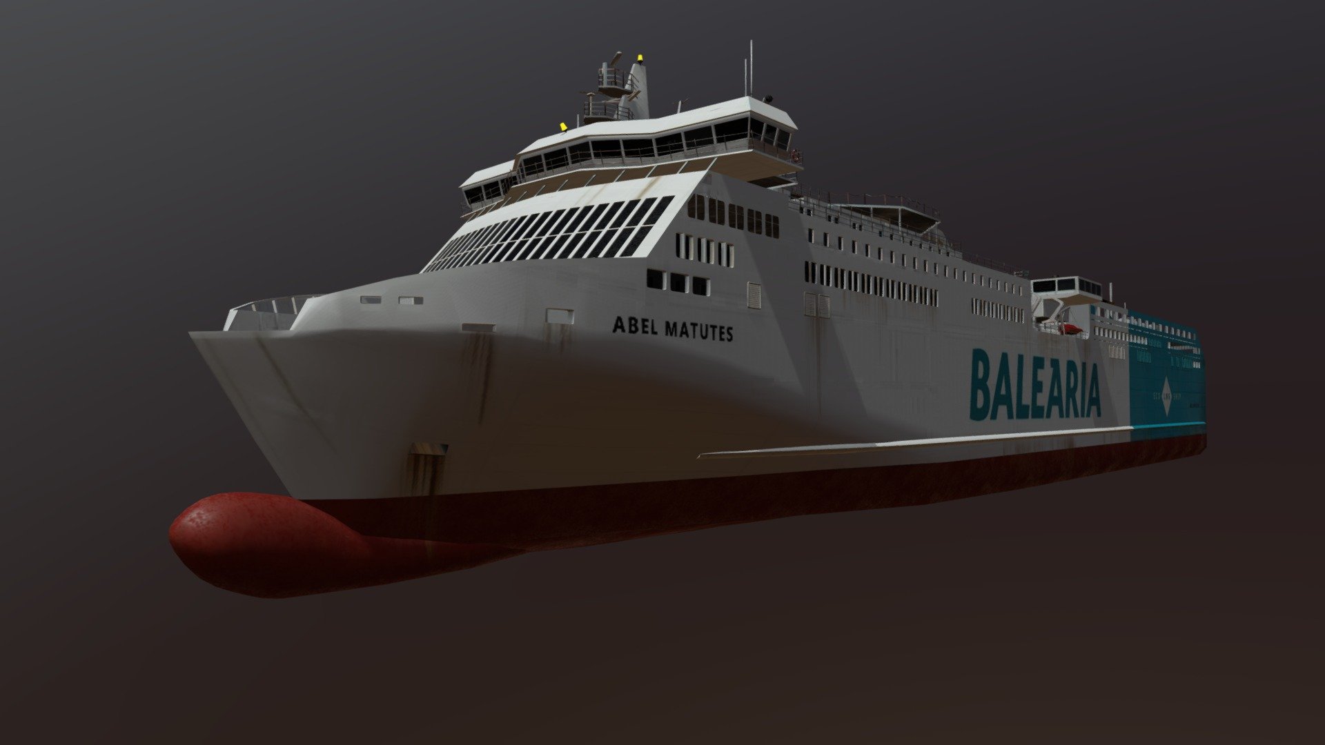 Modern fast RORO FERRY BOAT - 3D model by #rayarceen (@rayarceen ...