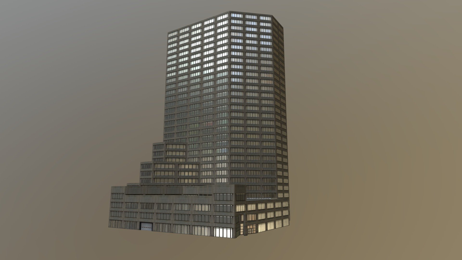 City Center Square - 3D model by honker3d [7e61d42] - Sketchfab