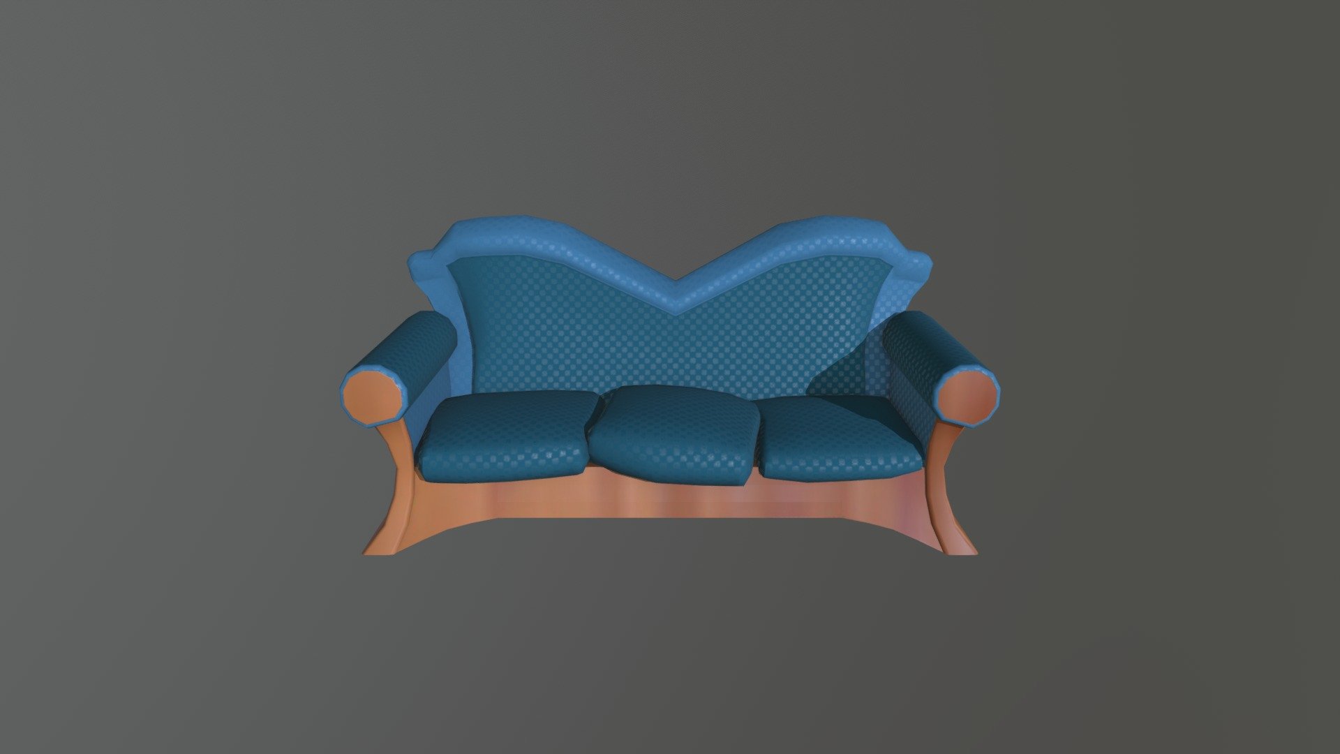 Stylized sofa - 3D model by Paulina Jarosz (@paulina.jarosz) [7e62725 ...