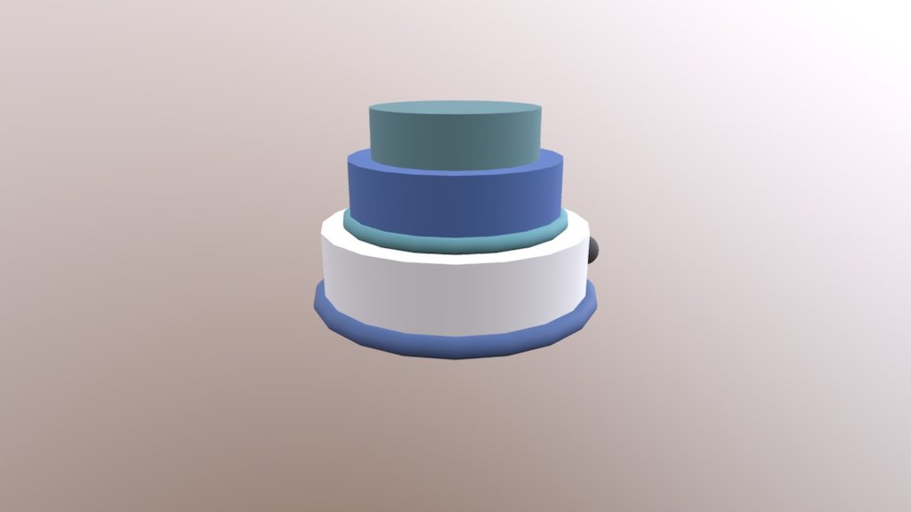 Cake - 3D model by Julie.Habbestad [7e62f08] - Sketchfab