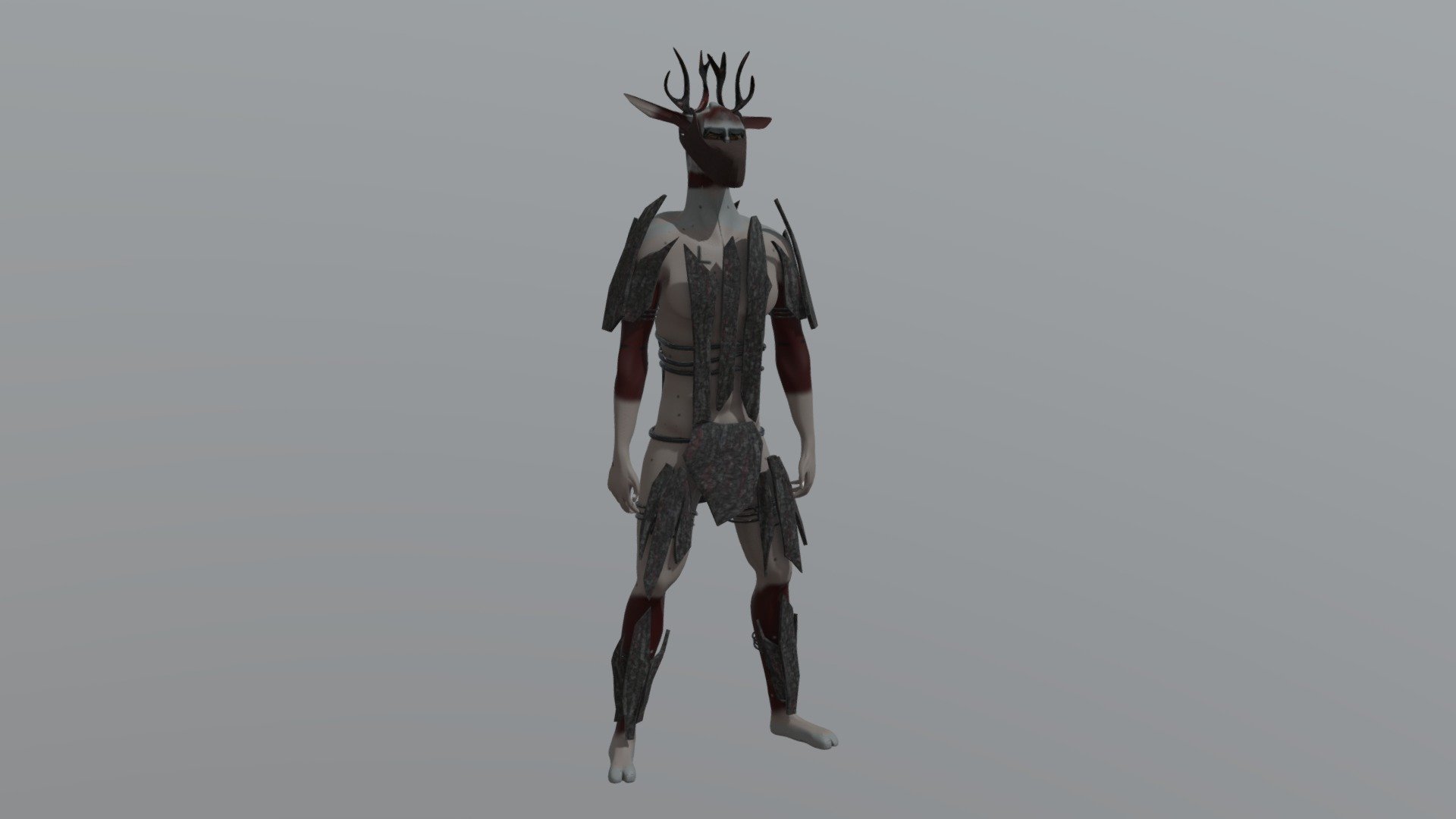 Deer Human Character - Download Free 3D model by 3dane [7e637e1 ...