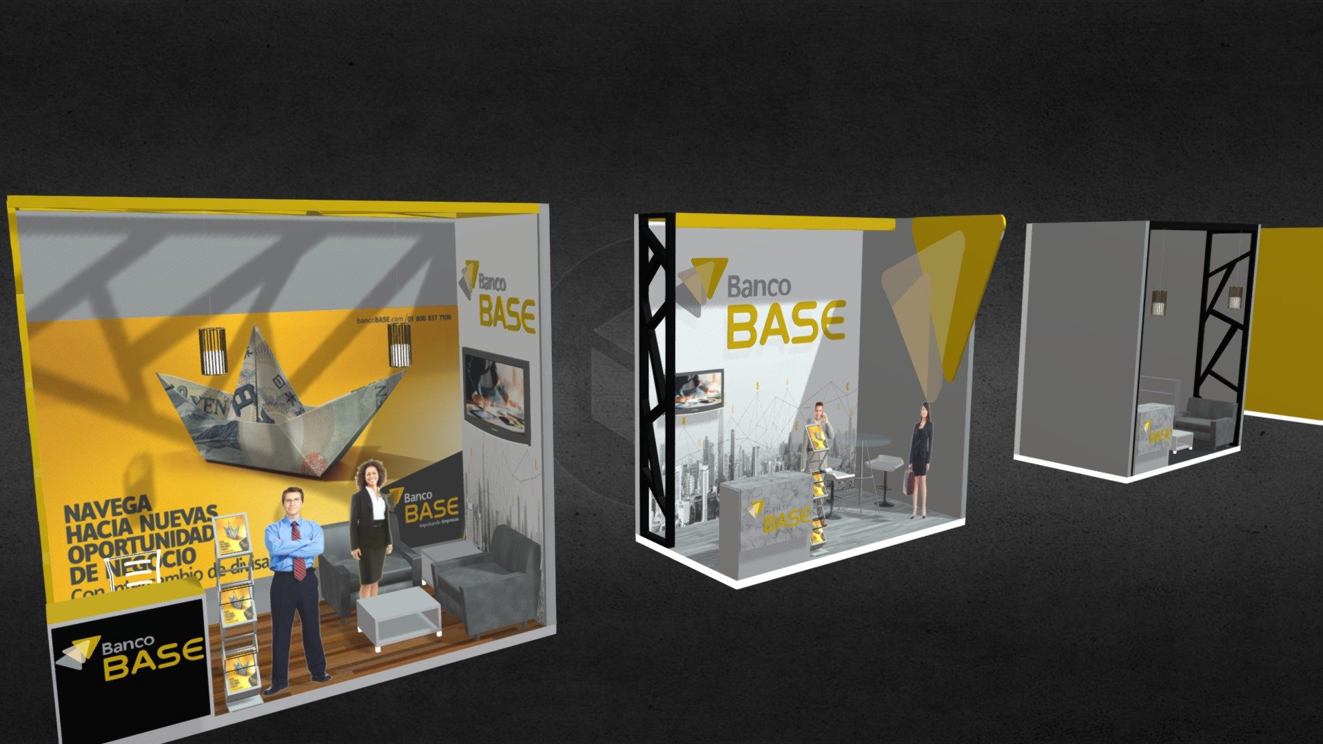 banco base 4x2 - 3D model by espaciosyexhibicion [7e63d89] - Sketchfab