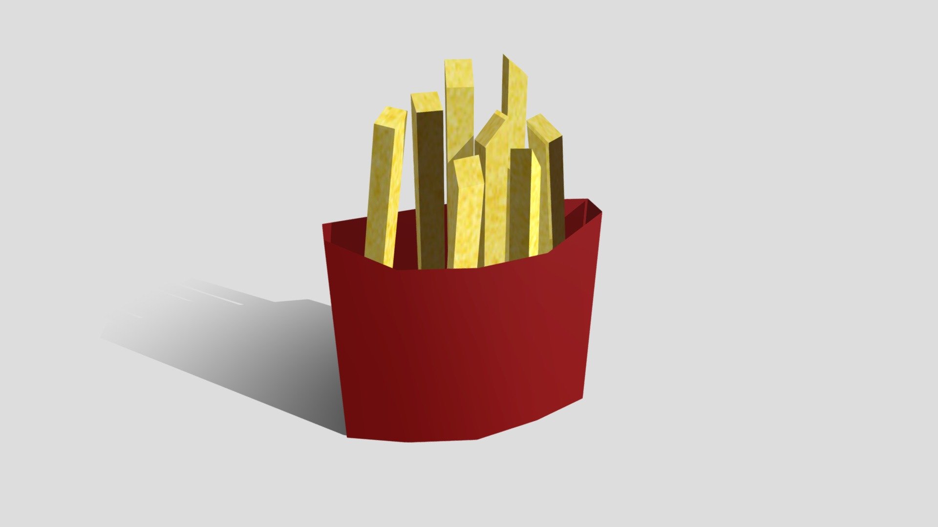 Portion of Fries - 3D model by Leura (@natalieG) [7e645db] - Sketchfab